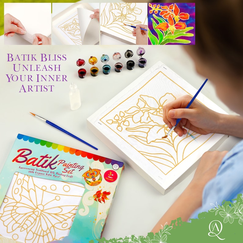 Batik Painting 2-in-1 Kit - Etsy