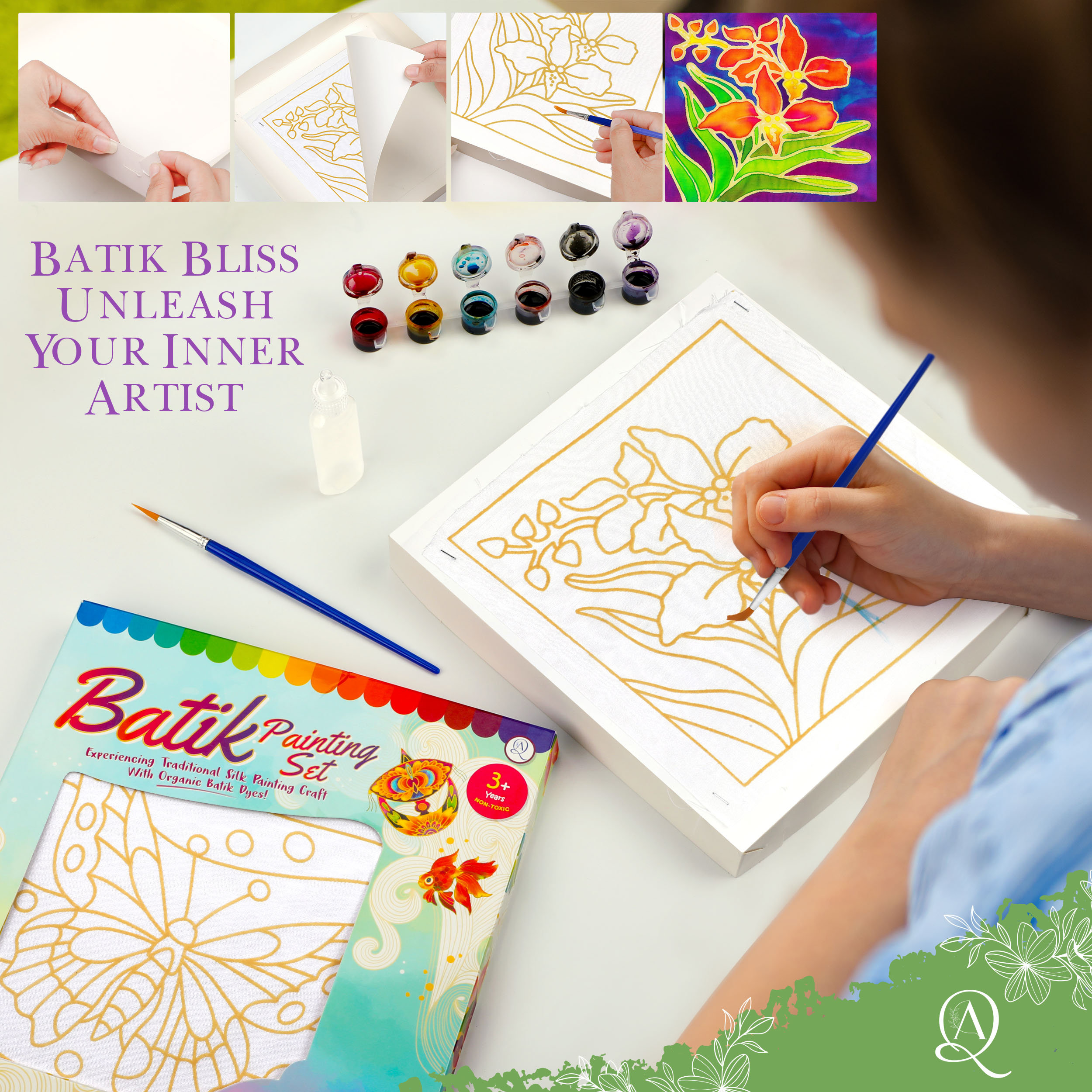Batik Painting 2-in-1 Kit - Etsy