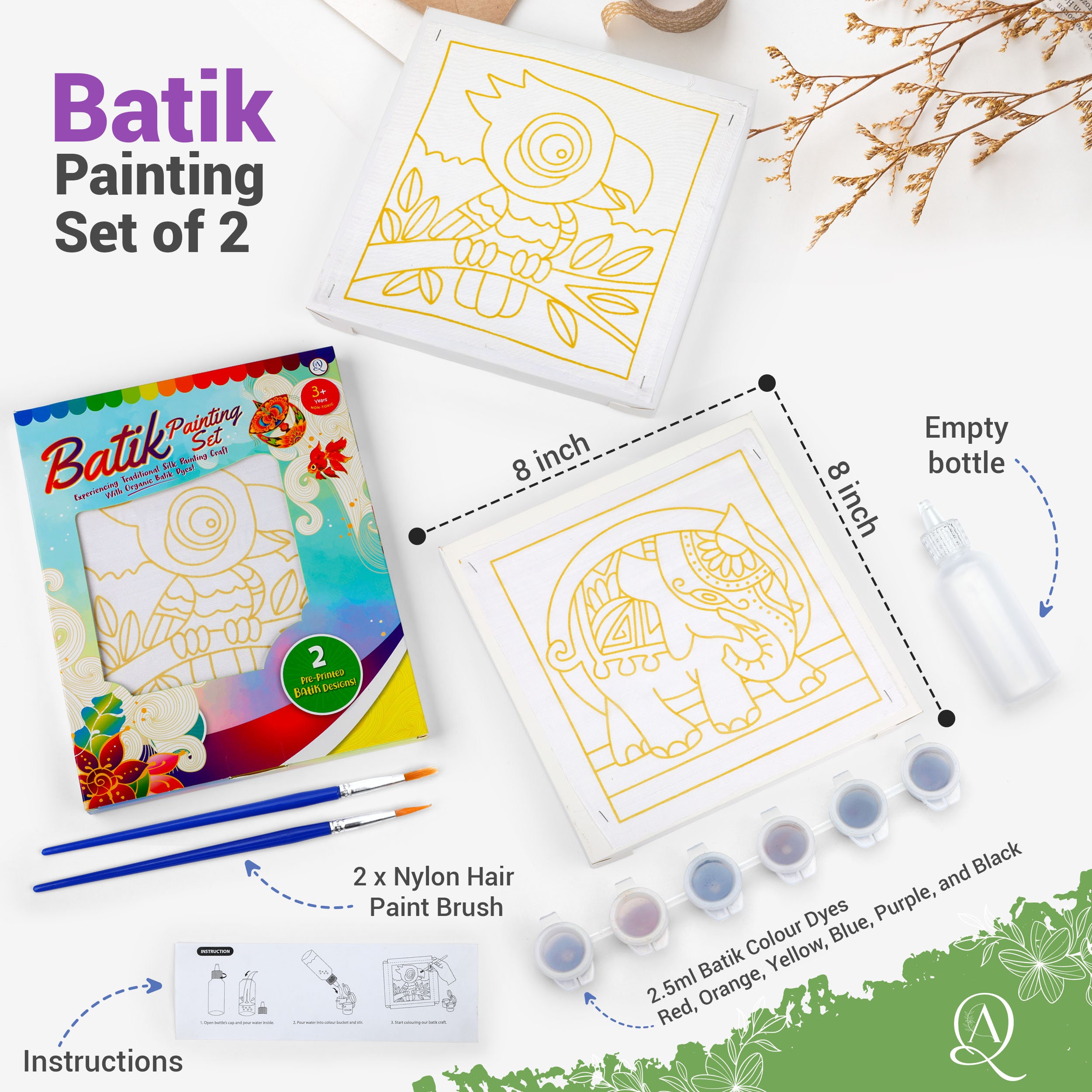 Batik Painting 2-in-1 Kit - Etsy