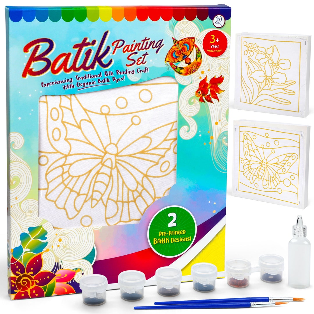 Batik Painting 2-in-1 Kit - Etsy