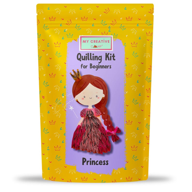 Princess Paper Quilling Kit DIY On-the-go Girl Craft Kit 1 Project With ...