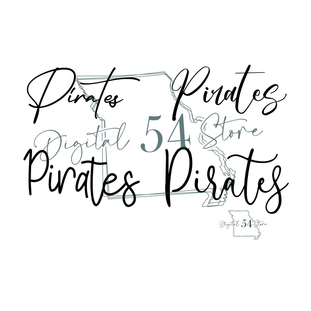 Pirates School Spirit SVG | 4 Text Fonts | Digital Download | Cut File ...