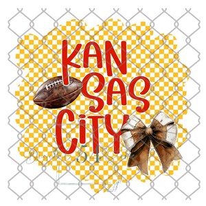 Kansas City PNG Football Digital File Sports Team Ready to Print ...