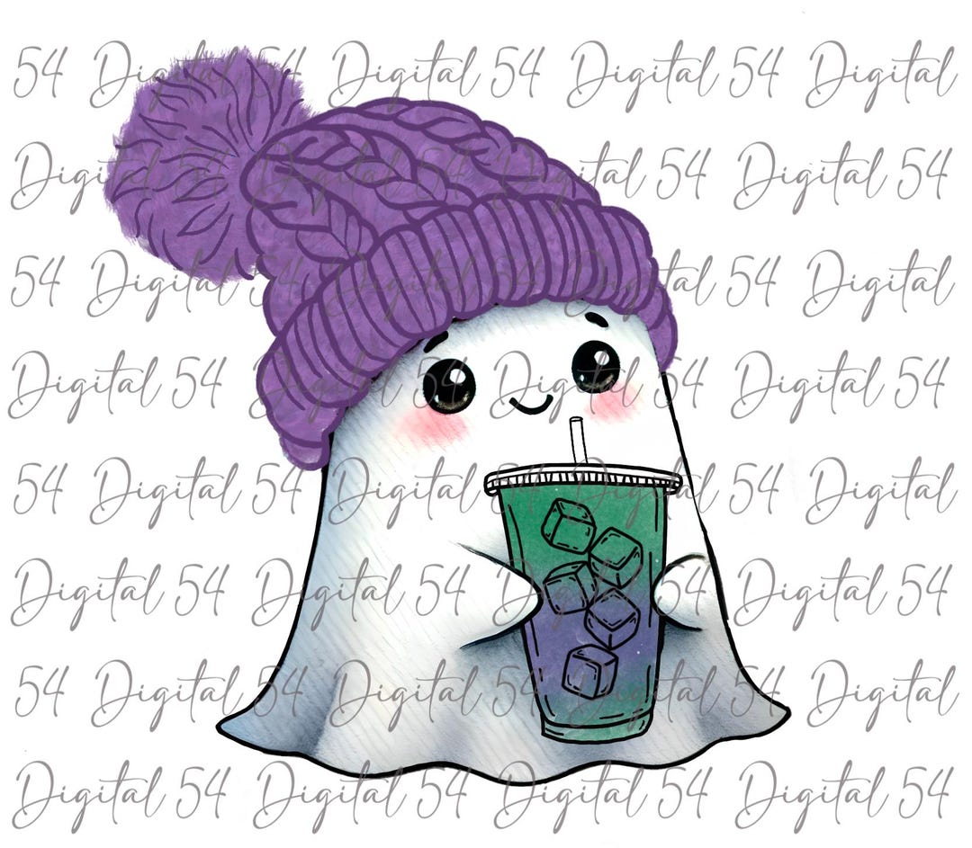Tea Ghost PNG | Healthy Tea | Digital File | Different Designs | Loaded ...