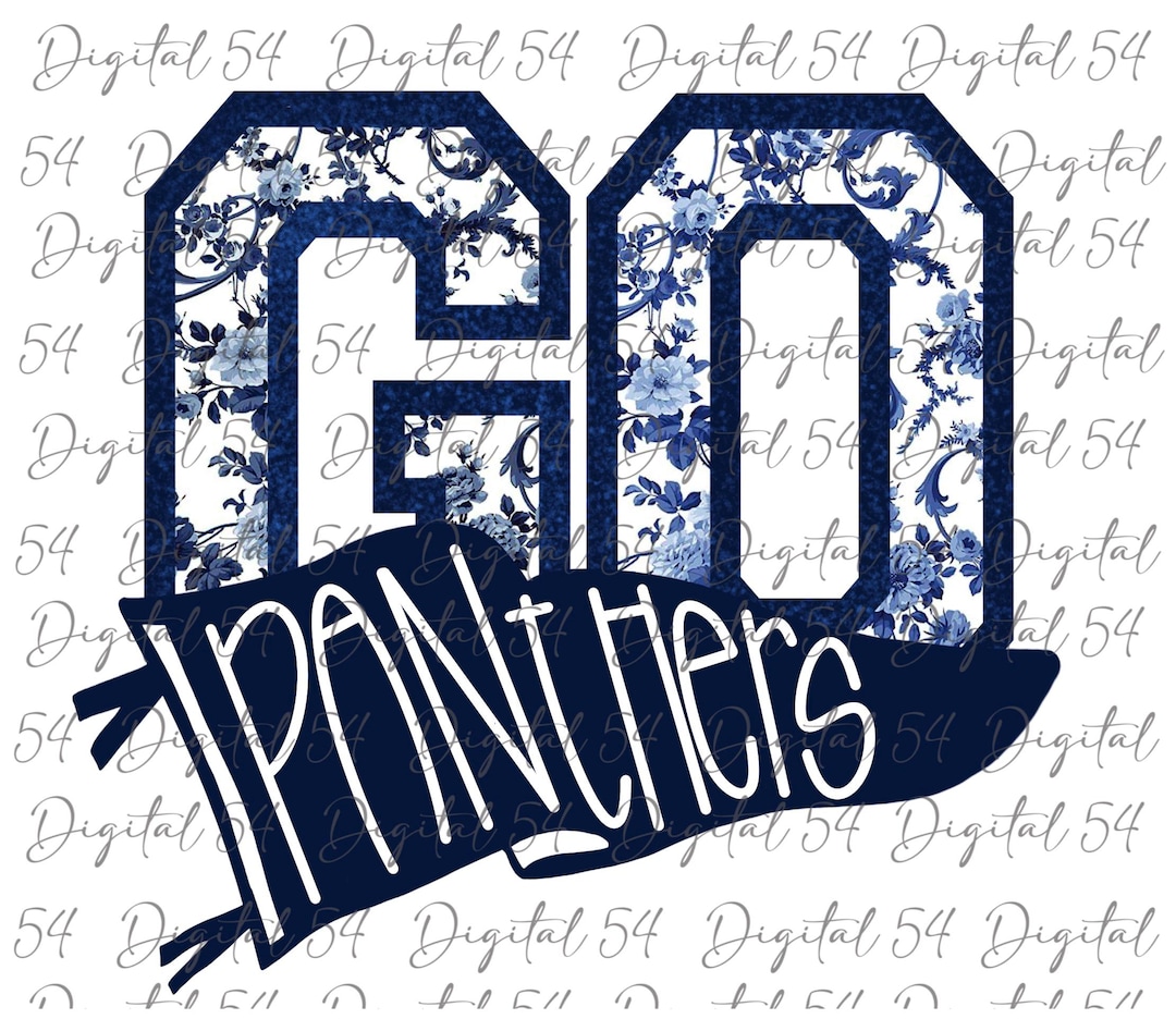 Go Panthers PNG | Cute Print | Digital Download | I Can Create a Custom ...
