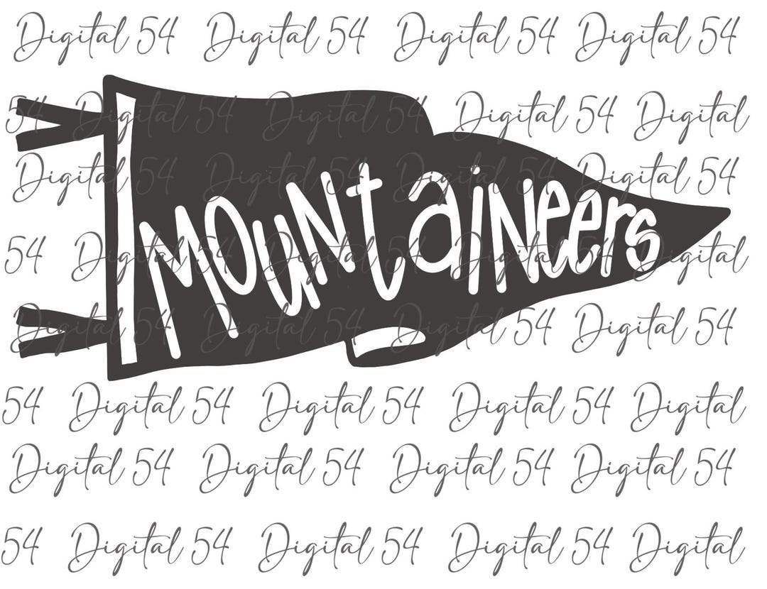 Mountaineers Flag PNG: School Spirit Cut File (digital Download) - Etsy