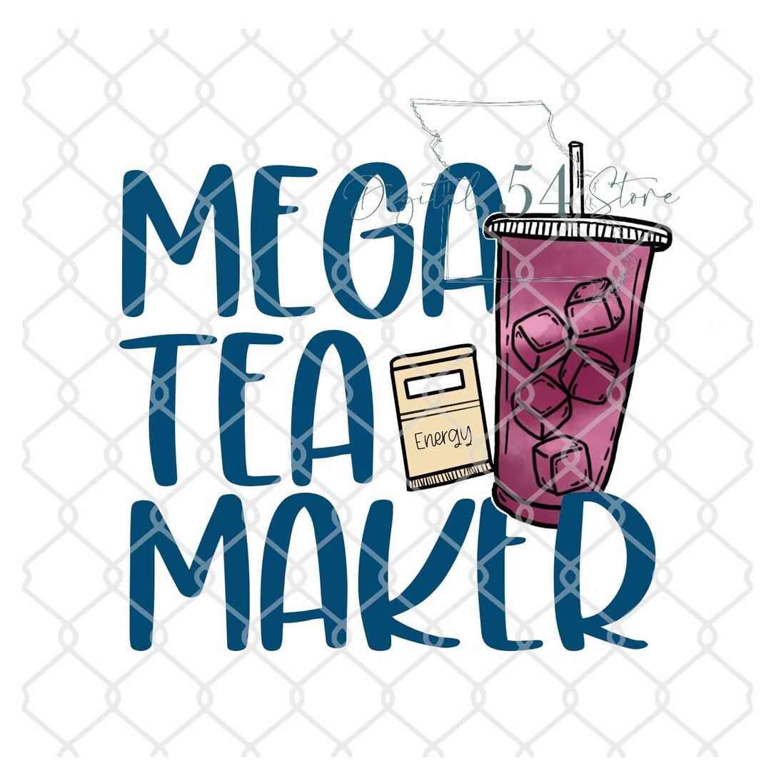 Mega Tea Maker PNG | Healthy Shake | Digital File | THREE Different ...