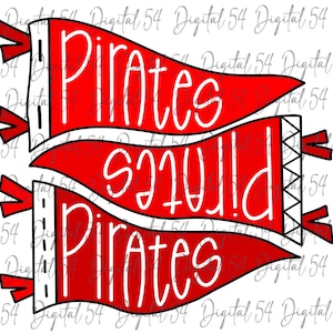 Pirates PNG | Pirates Pennant Flag Print | Digital Download | Cute ...