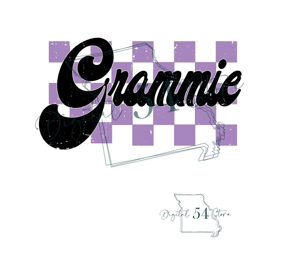 Grammie SVG Digital Download Cut File Grammie File Custom Grandma PNG ...