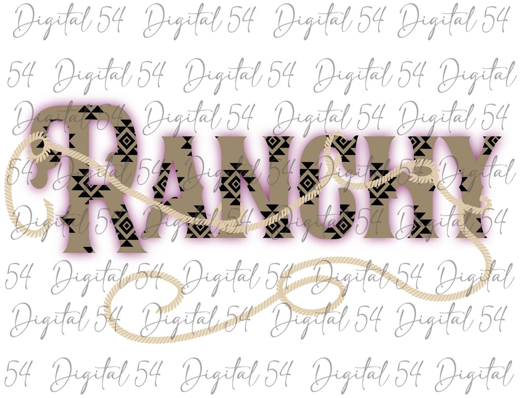 Ranchy Necklace PNG | Western | Cowgirl | Digital File | Punchy | Fun ...