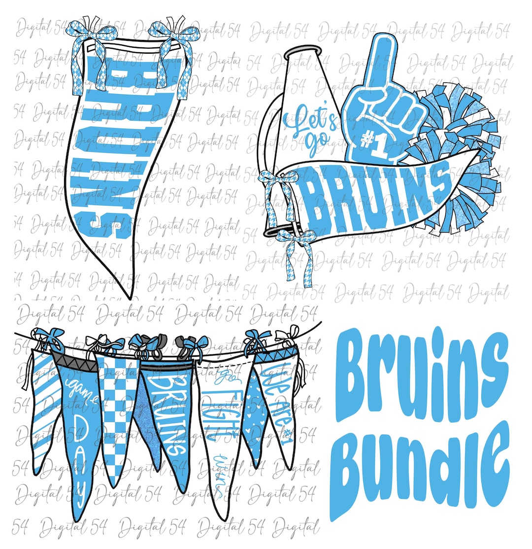 Bruins Pennant Bundle PNG | Cute Digital File | Go Fight Win | Cute ...