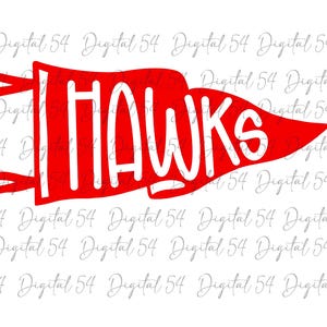 Hawks Flag PNG | TWO Prints | Digital Download | Cut File | School ...