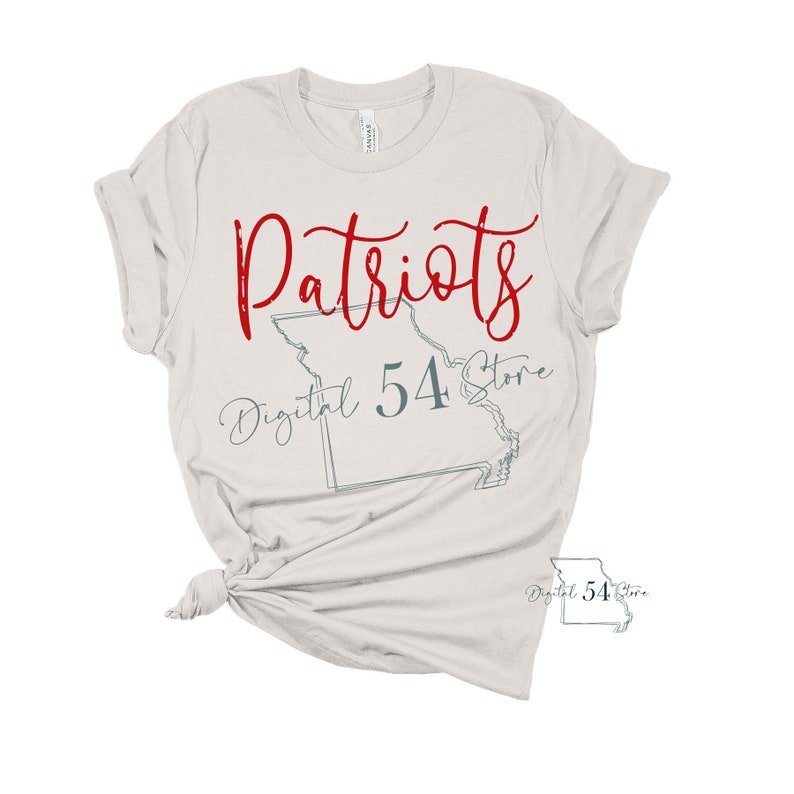 Patriots School Spirit SVG | 6 Fonts Included | Digital Download ...