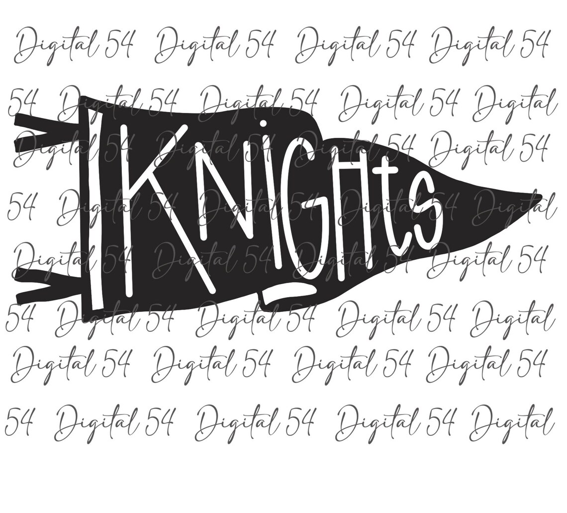 Knights Flag PNG: School Spirit Cut File (digital Download) - Etsy