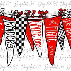 Raiders Pennant PNG | Cute Print | Digital Download | School Spirit ...