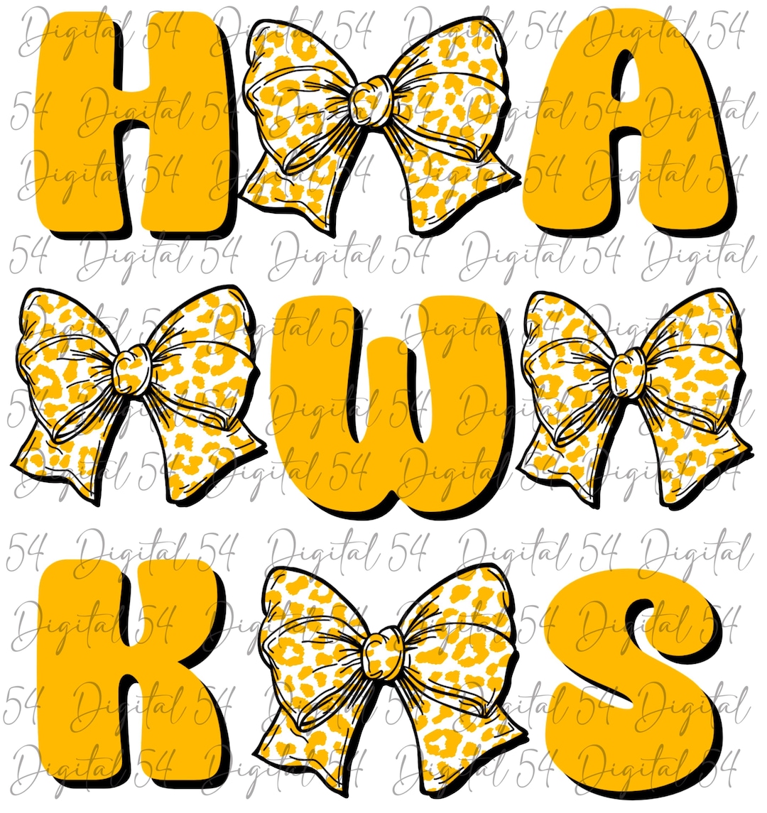 Hawks Bows PNG | Fun Prints | Digital Download | Cut File | School ...