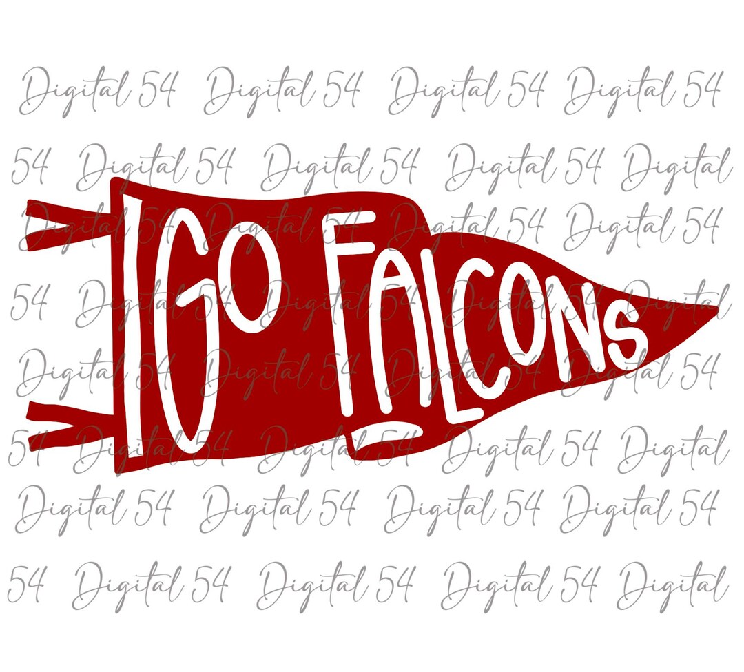 Falcons Flag PNG | THREE Prints | Digital Download | Cut File | School ...