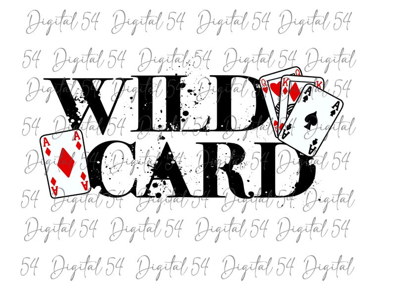Wild Card PNG | Trendy Western | Country | Digital File | Country | Fun ...