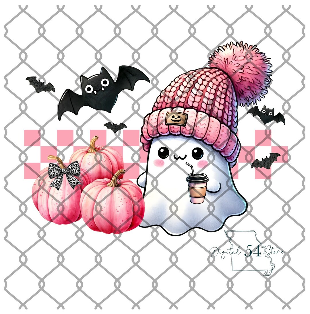 Pink Ghouls PNG | Snuggle Season | Digital File | Fall Y'all ...