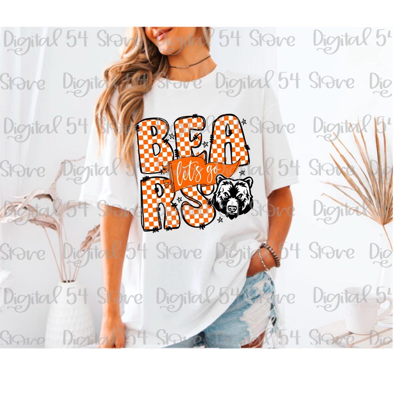 Let's Go Bears Design PNG | Digital File | Go Fight Win | Custom ...