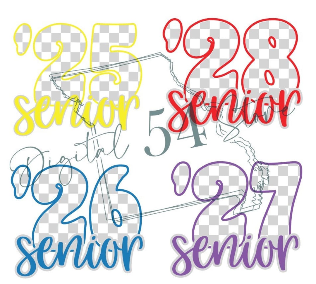 Senior Year Shirt PNG Digital Download Cut File High School ...