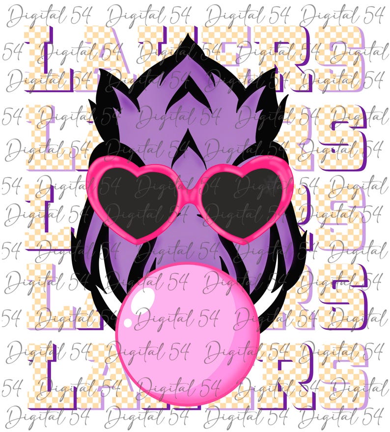 Lakers PNG | Cute Print | Digital Download| Hog | School Spirit ...
