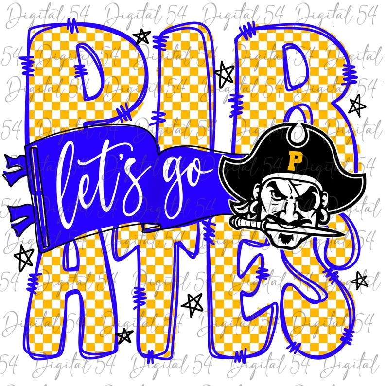 Pirates PNG | Pirates Pennant Flag Print | Digital Download | Cute ...