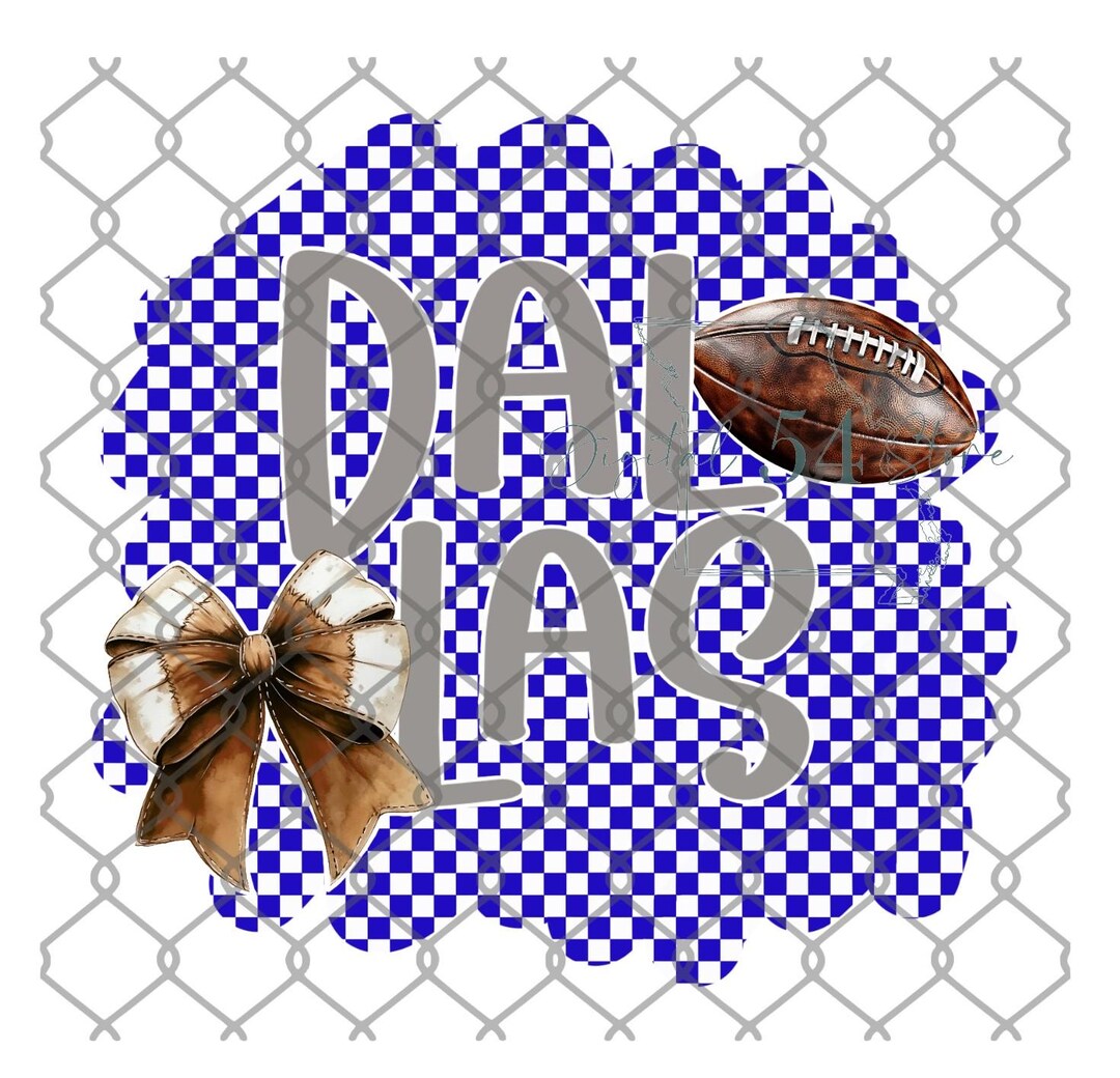 Dallas PNG | Football | Digital File | Sports Team | Ready to Print ...