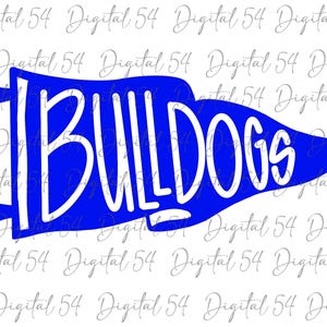 Bulldogs Flag PNG | THREE Prints | Digital Download | Cut File | School ...