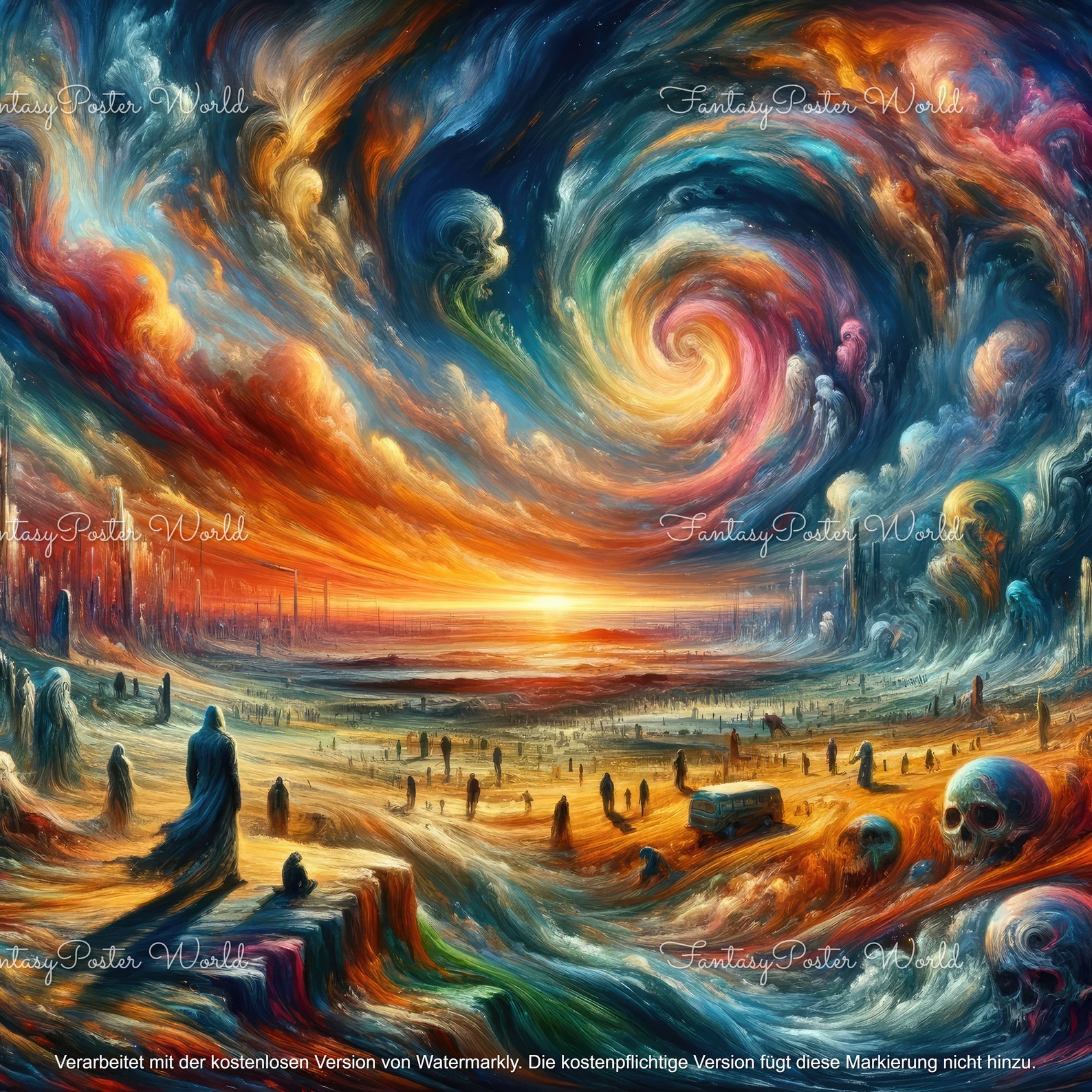 The Last Day on Earth Premium Poster in Museumsqualität, Religious ...