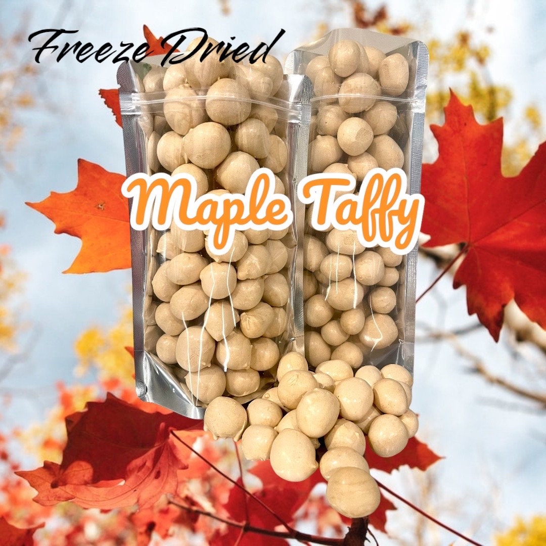 Freeze Dried Maple Salt Water Taffy: Crunchy Homemade Candy - Etsy