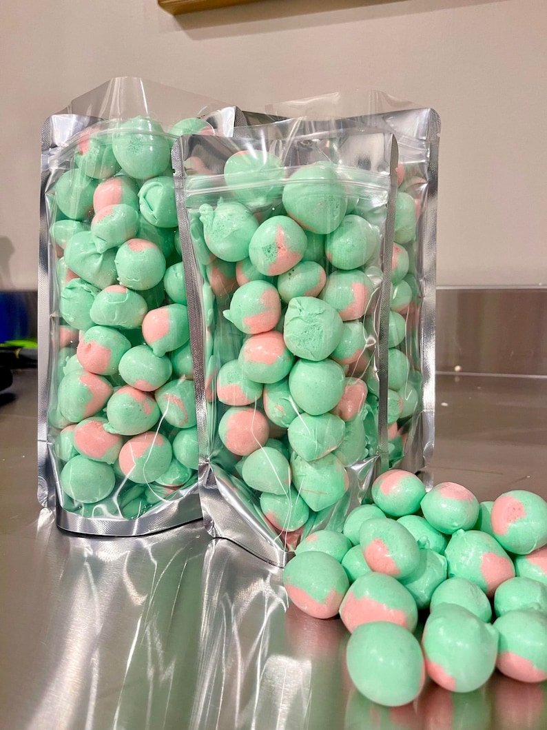 Freeze Dried Watermelon Salt Water Taffy, Crunchy Candy and Sweets ...