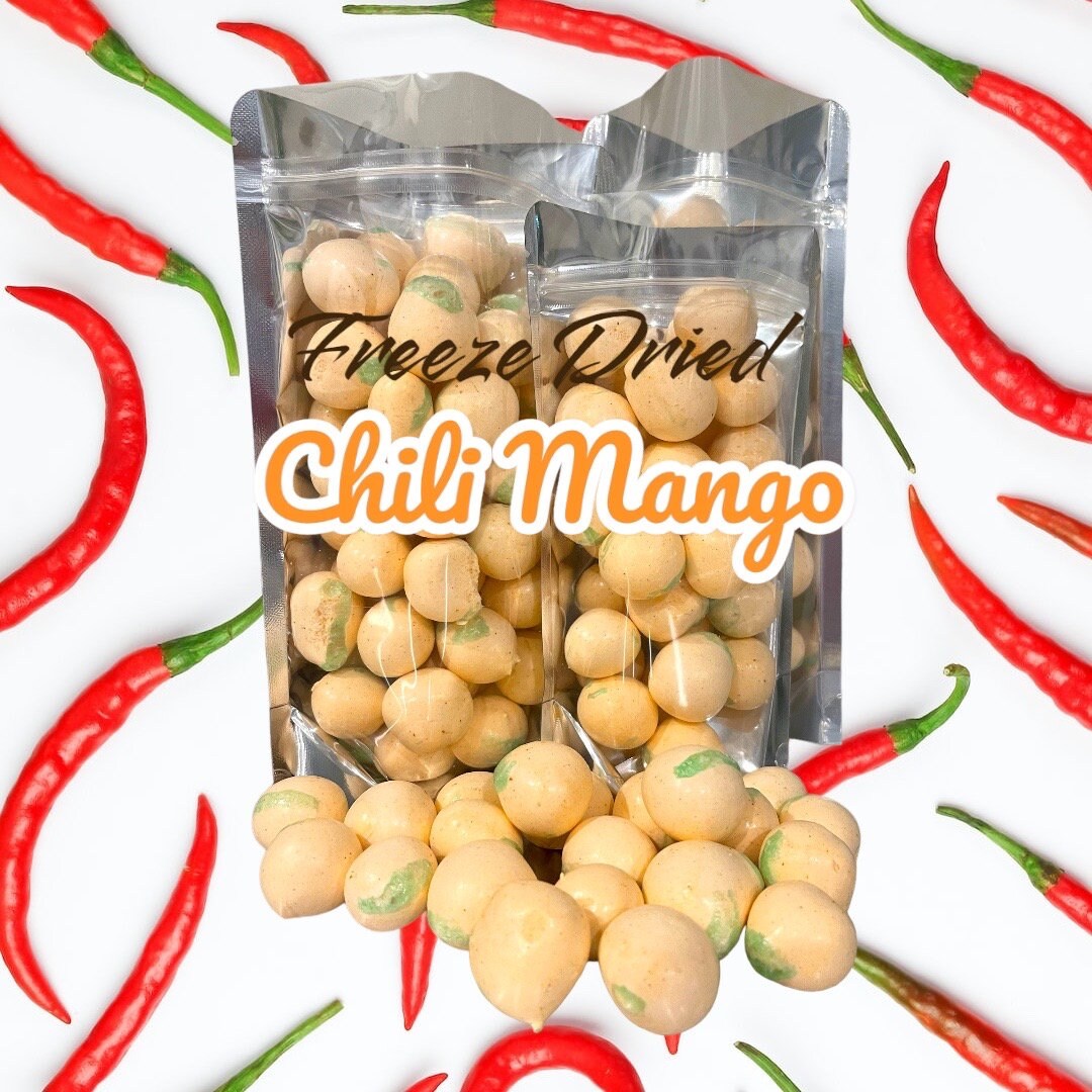 Freeze Dried Chili Mango Salt Water Taffy, Delectable Treats, Homemade ...