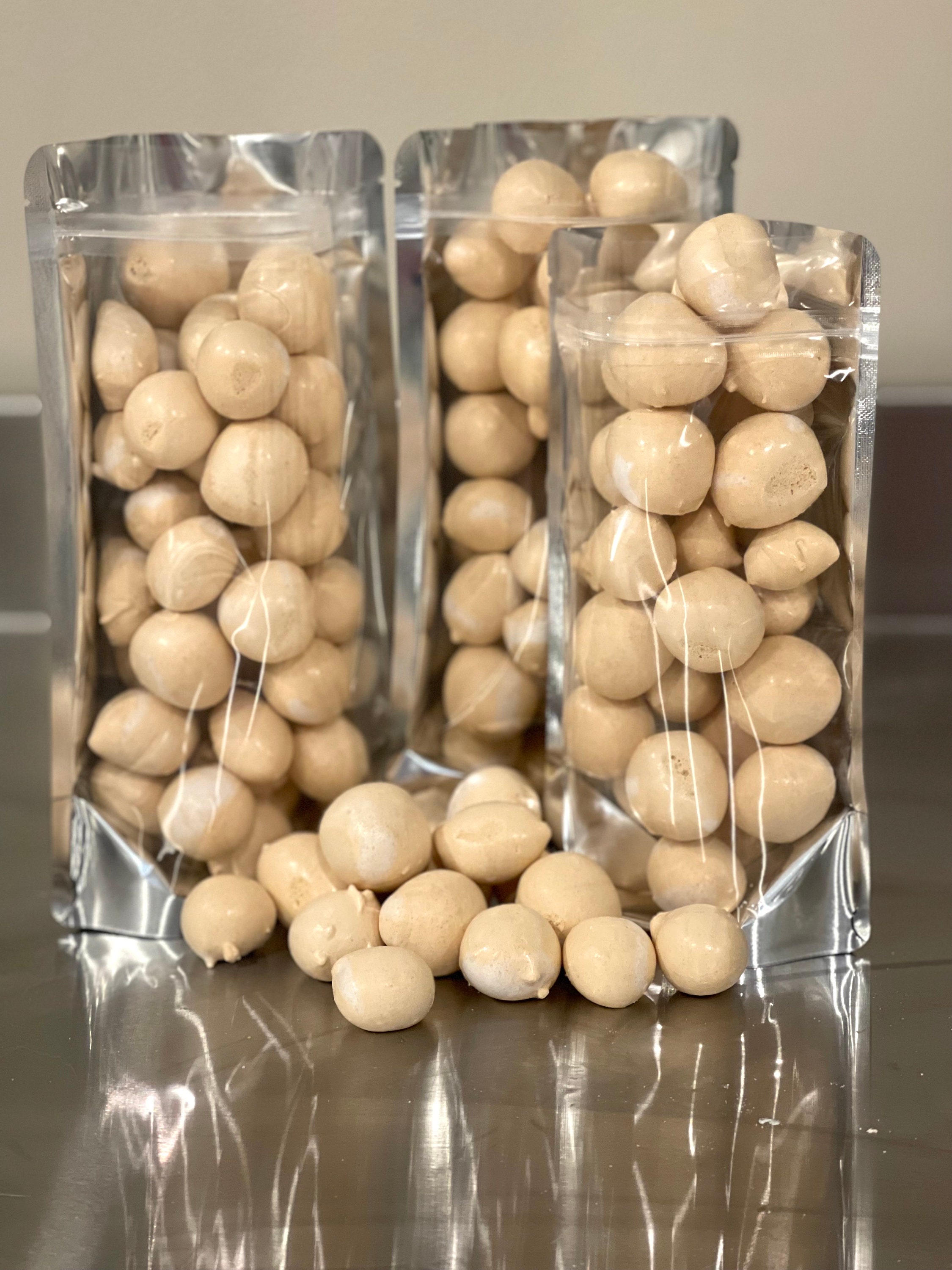 Freeze Dried Butterscotch Salt Water Taffy, Delectable Treats, Homemade ...