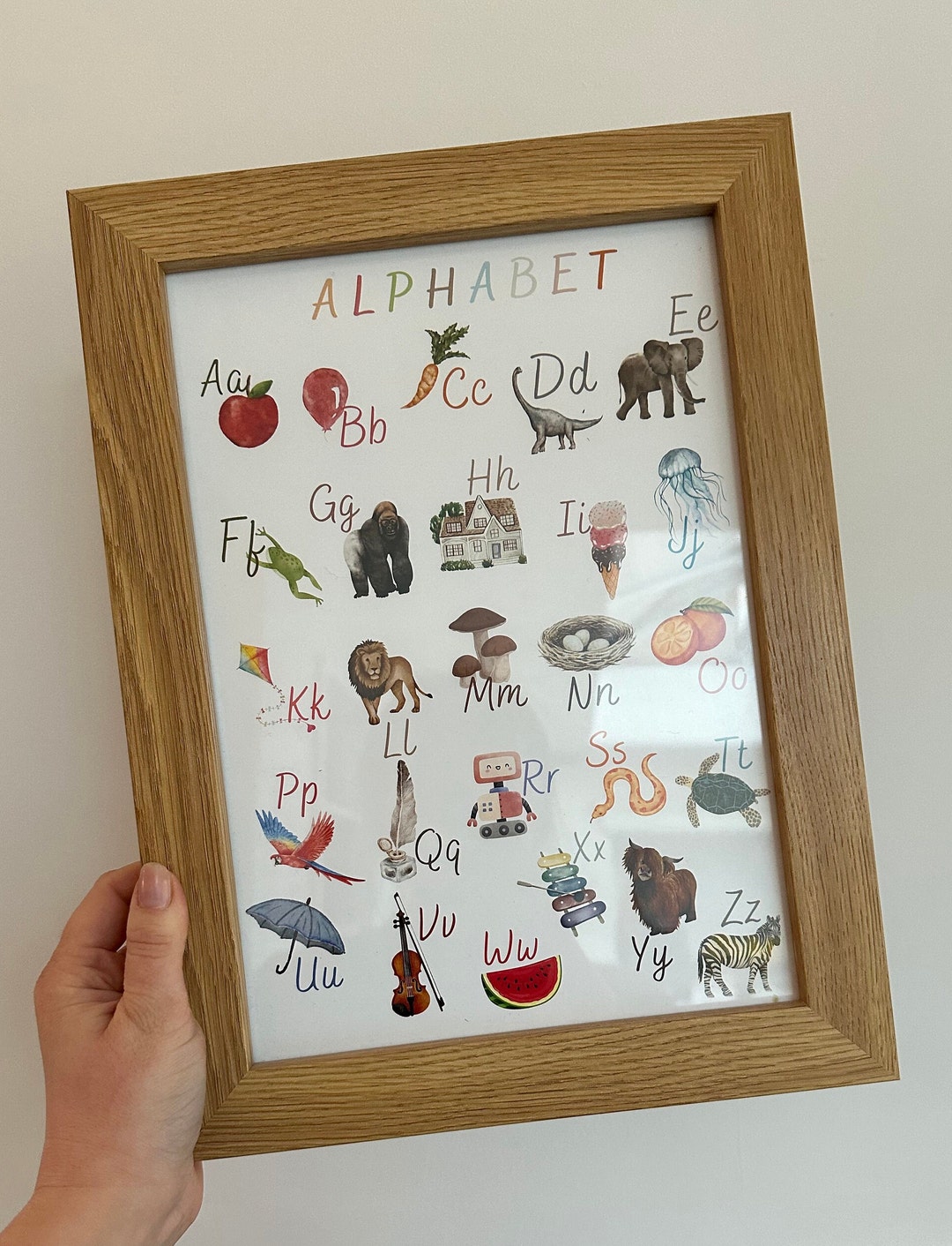 A-Z Alphabet Poster - Etsy