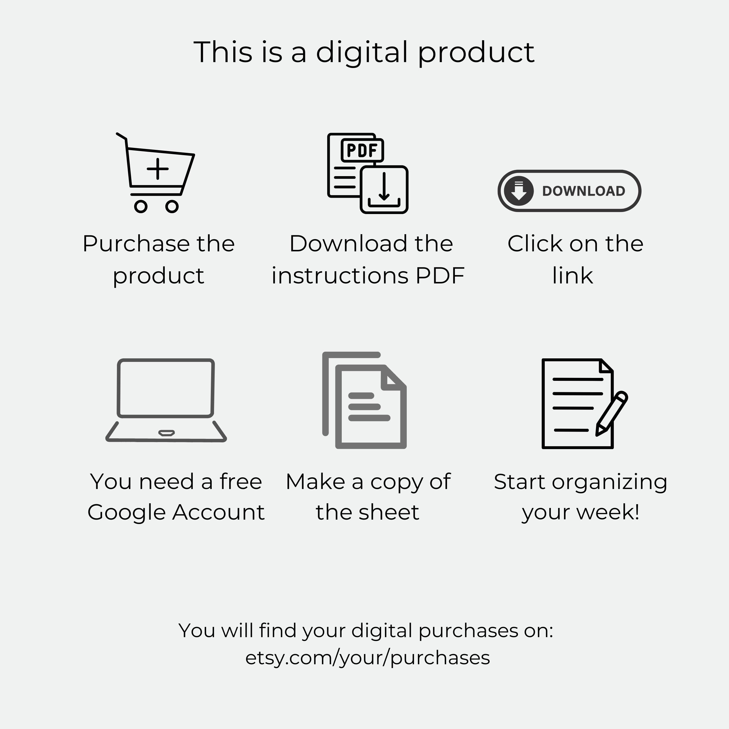 Weekly Time Blocking Calendar, Google Sheets Weekly Hourly Planner, To ...