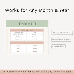 Weekly Time Blocking Calendar, Google Sheets Weekly Hourly Planner, To ...