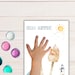 Hello Summer Handprint Art Fun Summer Craft for Kids Printable ...