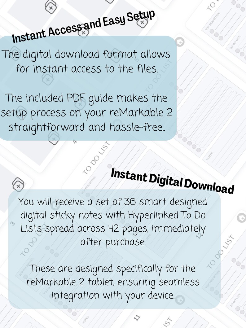 Digital Sticky Notes & To-do Lists for Remarkable 2 - Organize Your ...