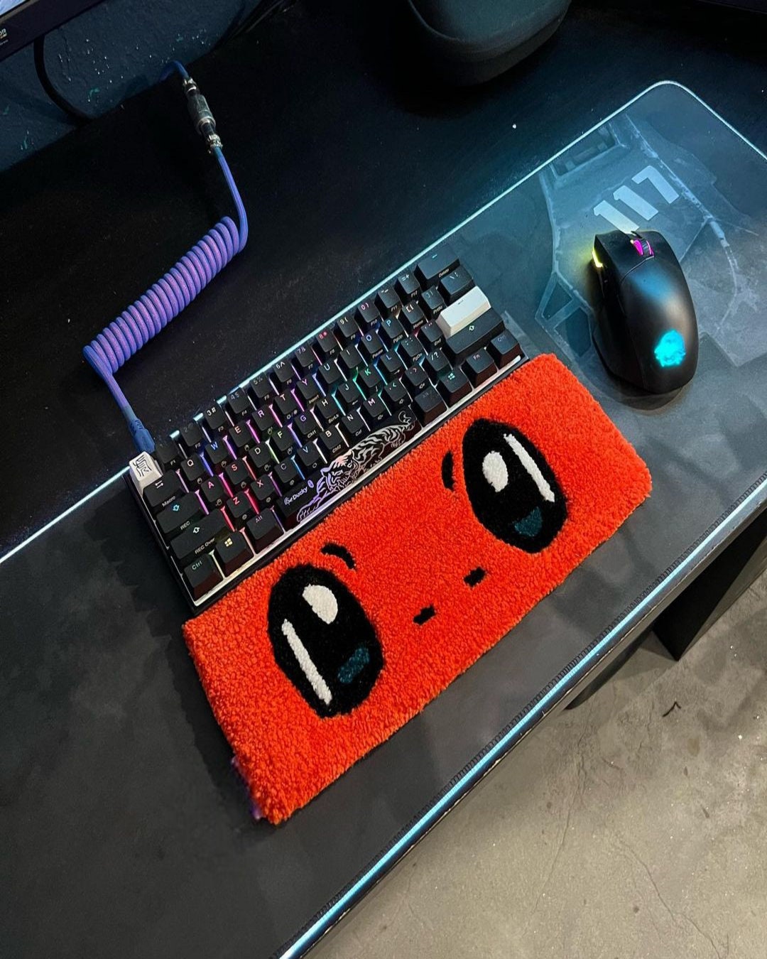Charmander Keyboard Rug - Etsy