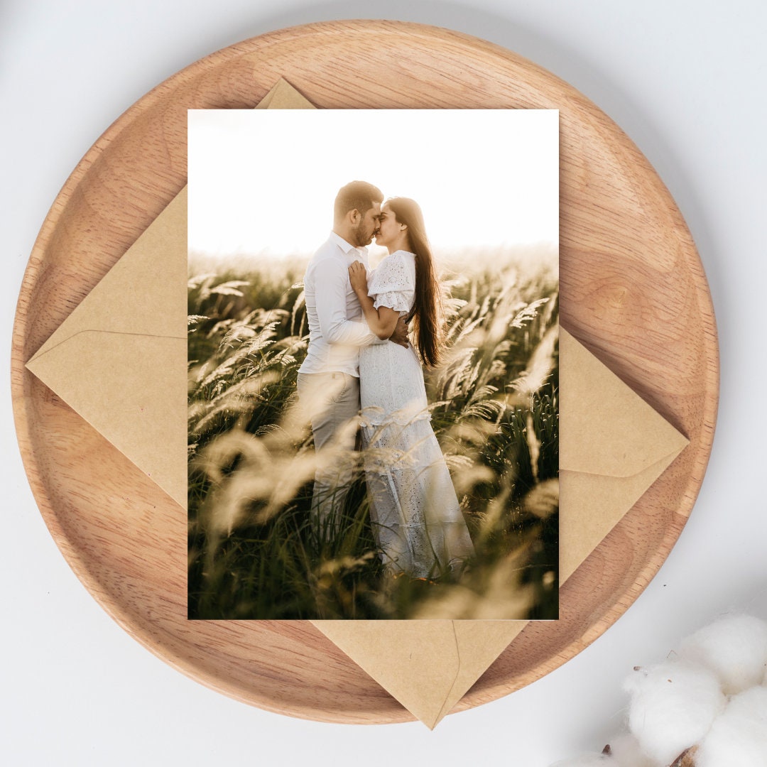 Modern Photo Wedding Invitation Template Wedding Invitation With Photos ...