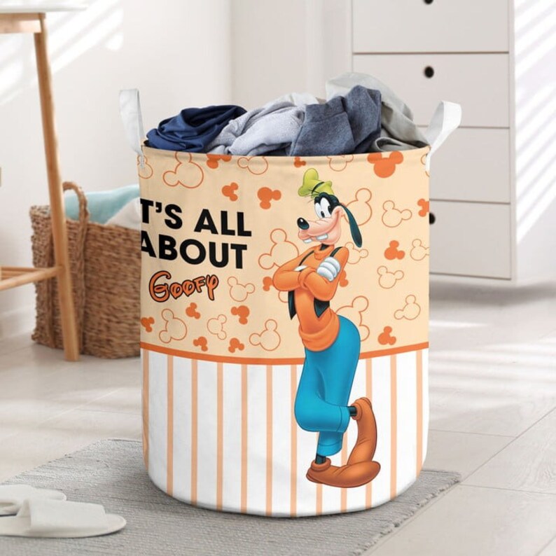 Goofy Laundry Basket, Goofy Storage Bins, Disney Clothes Basket, Goofy ...