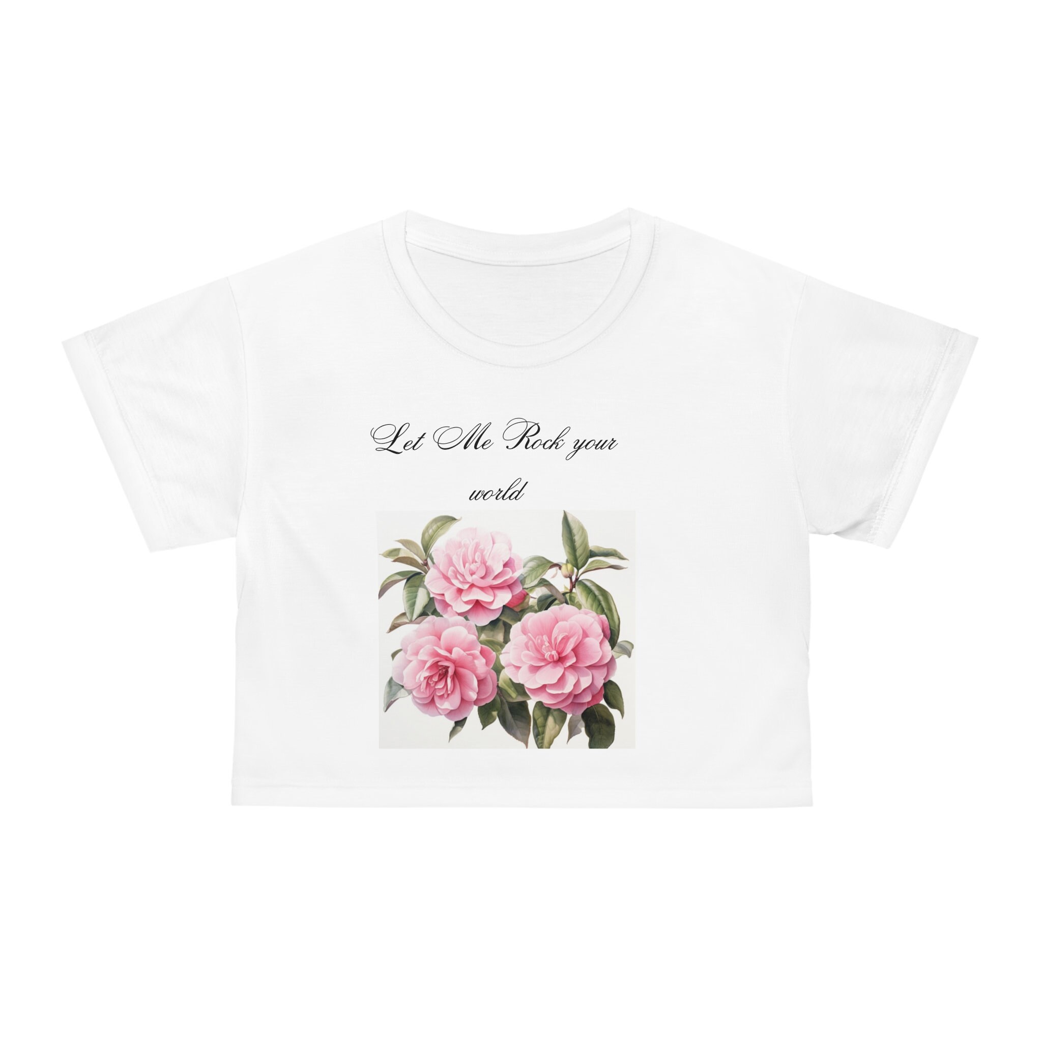Crop Tee AOP, Belly Button T Shirt, Unique T Shirt, Classic T. Shirt ...
