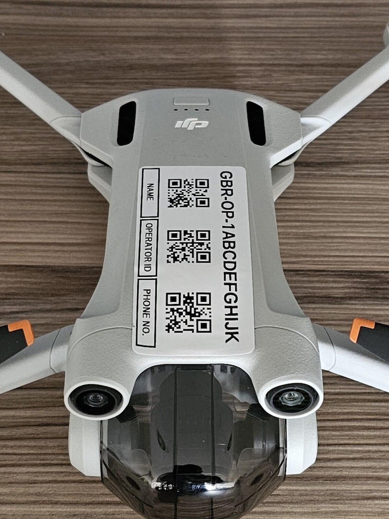 UK CAA Regulatory Drone Operator ID Labels X2 - Etsy