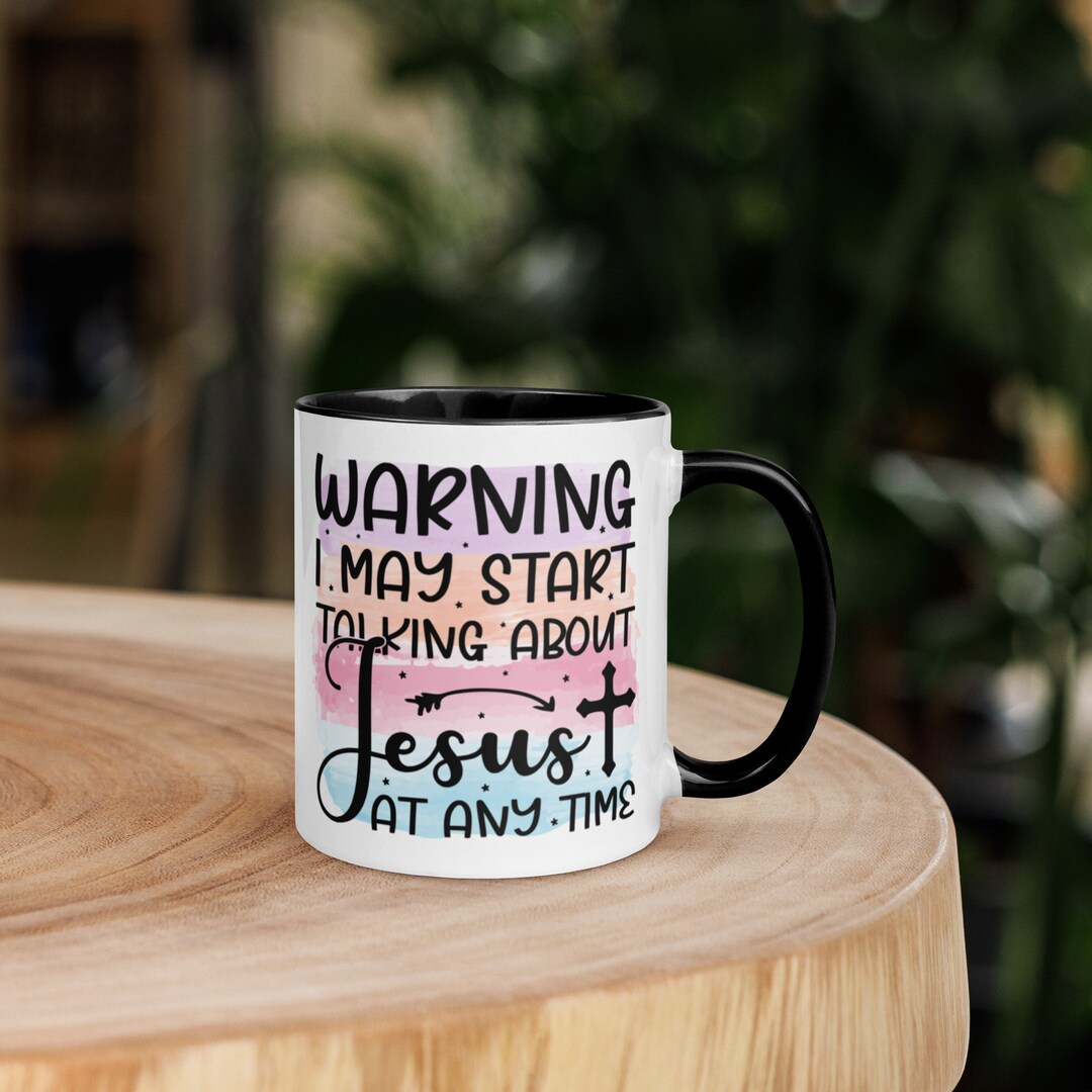 Warning Christian Mug - Etsy