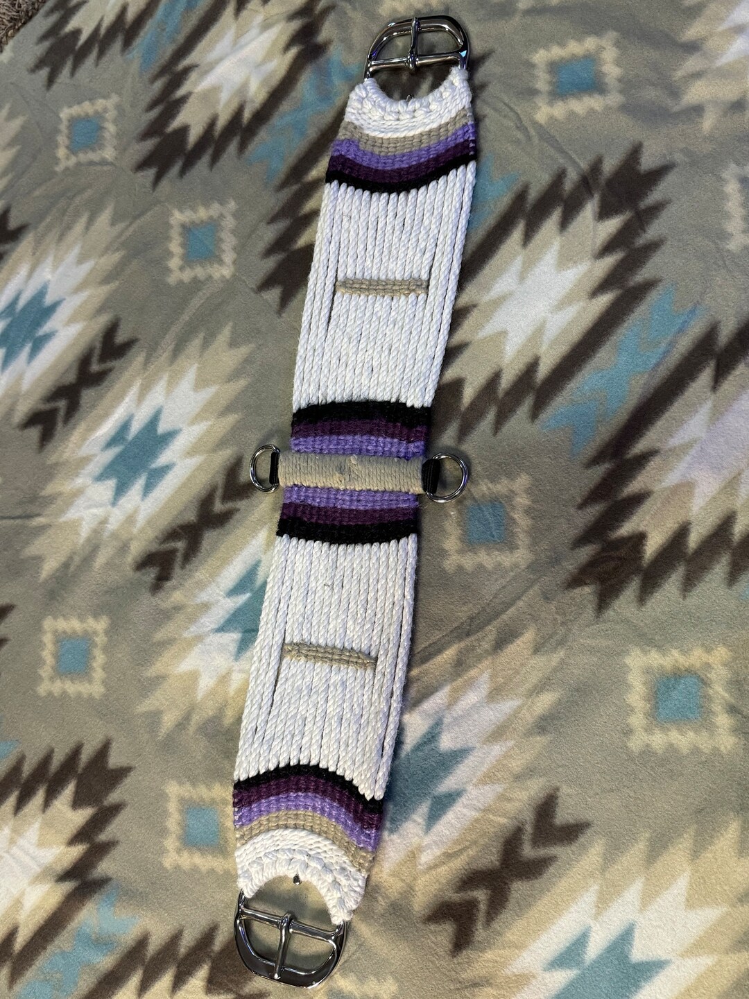 32" Custom 100% Mohair Purple & Tan Cinch - Etsy