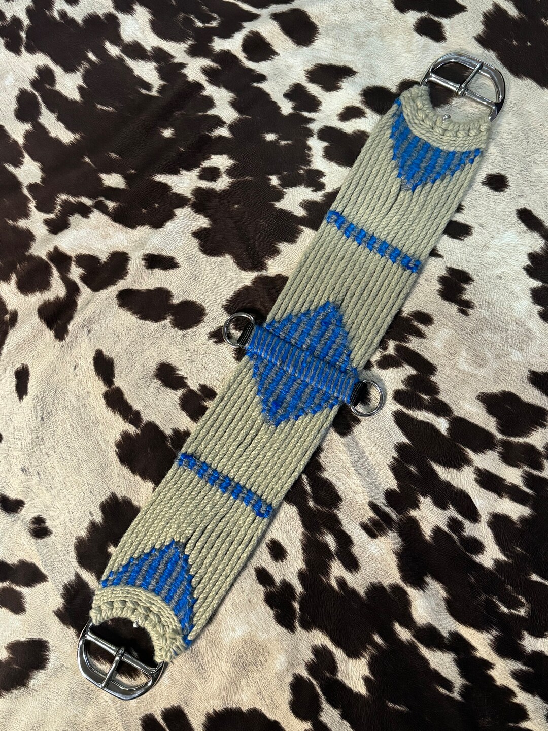 32" Custom 100% Mohair Blue and Gray Cinch - Etsy