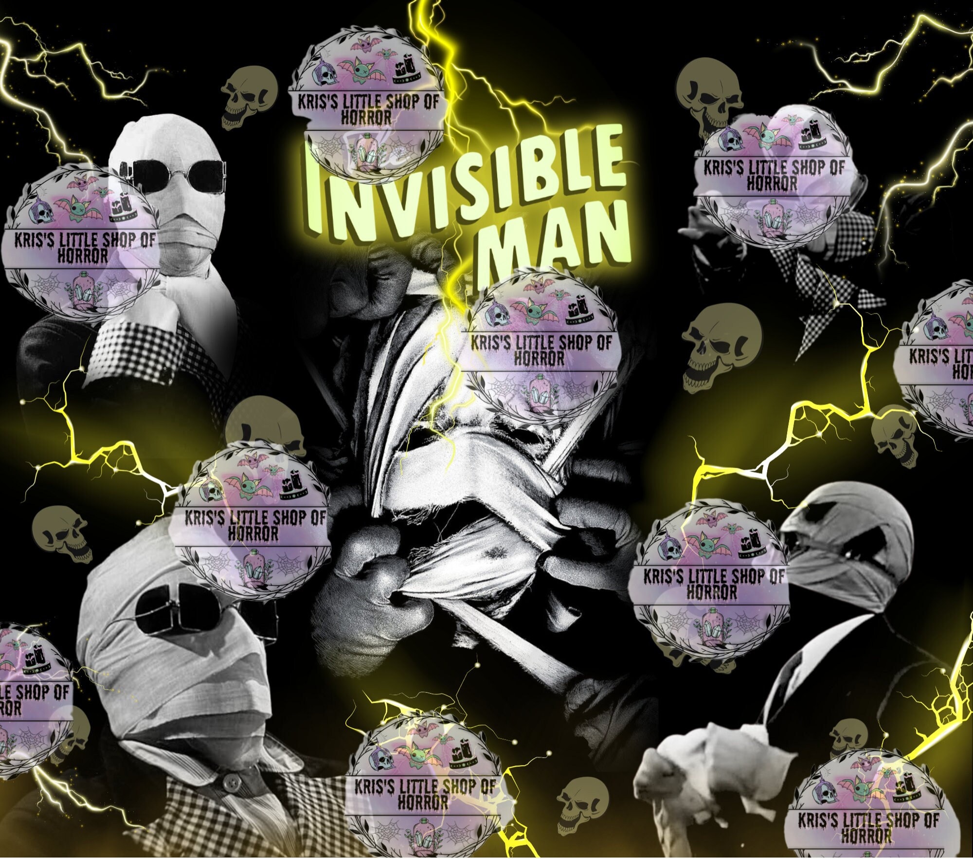 Invisable Man 20 Oz Tumbler Wrap DIGITAL DOWNLOAD - Etsy