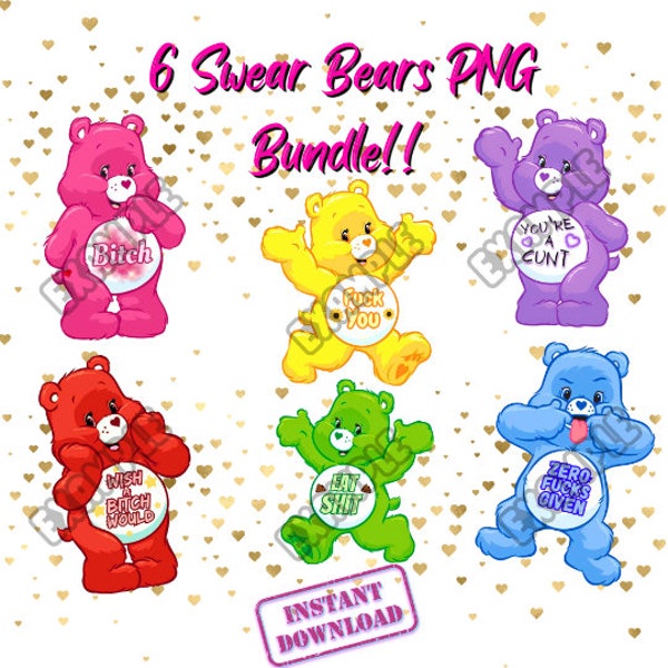 Swear Bear Png - Etsy