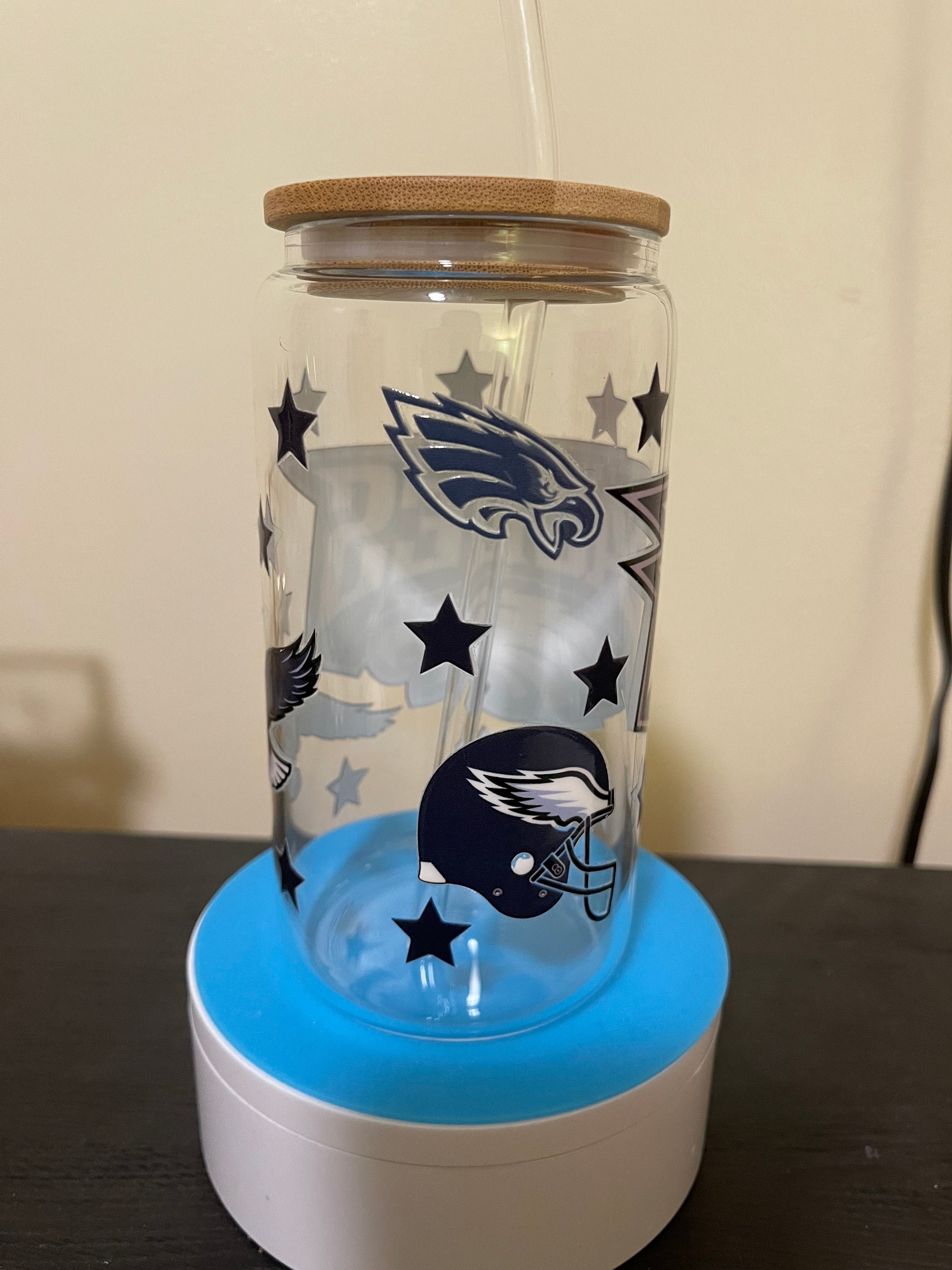 Football Glass Cup - Etsy